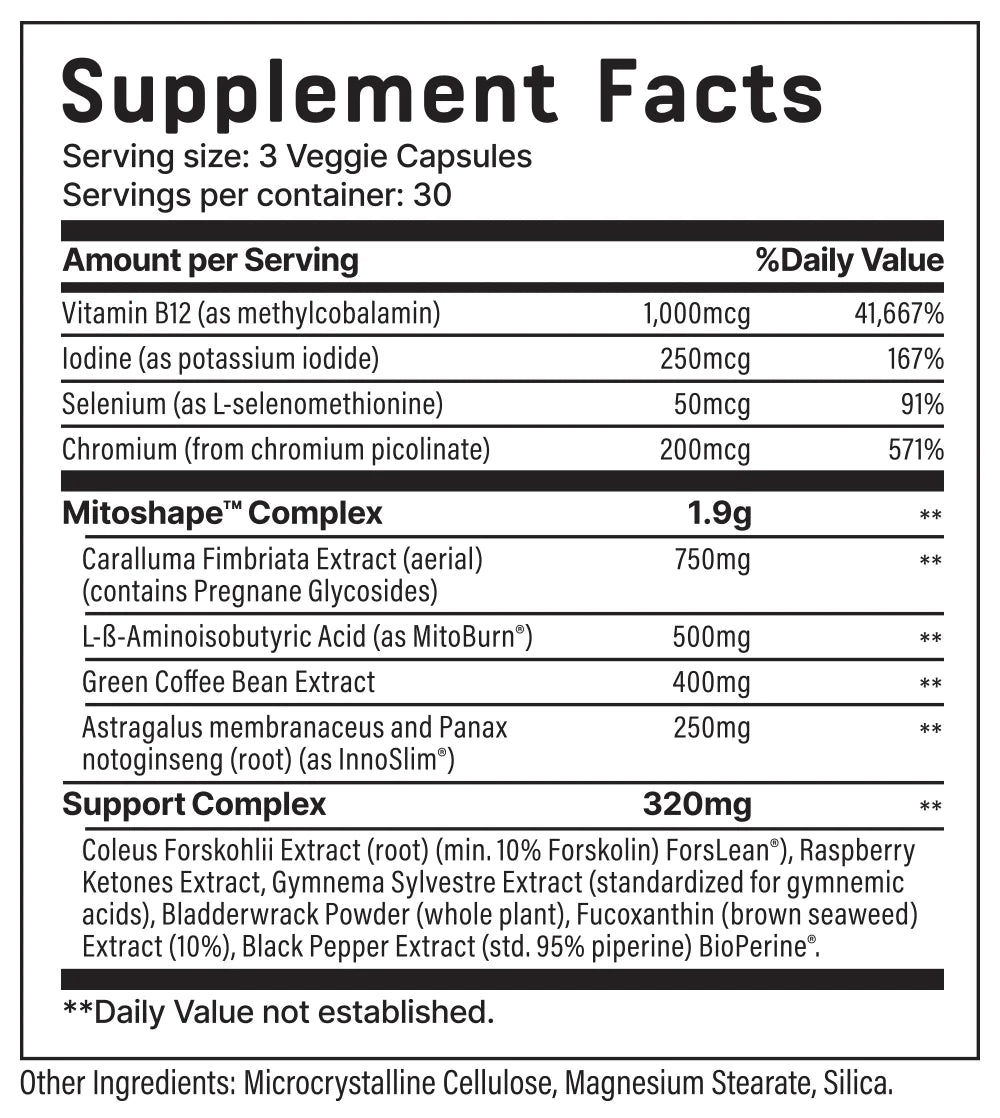 LOW-STIM METABOLIC HEAT STACK – Nutrishop Santa Clarita